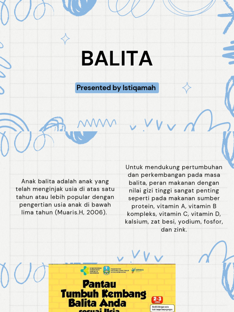 Tumbuh Kembang Balita | PDF