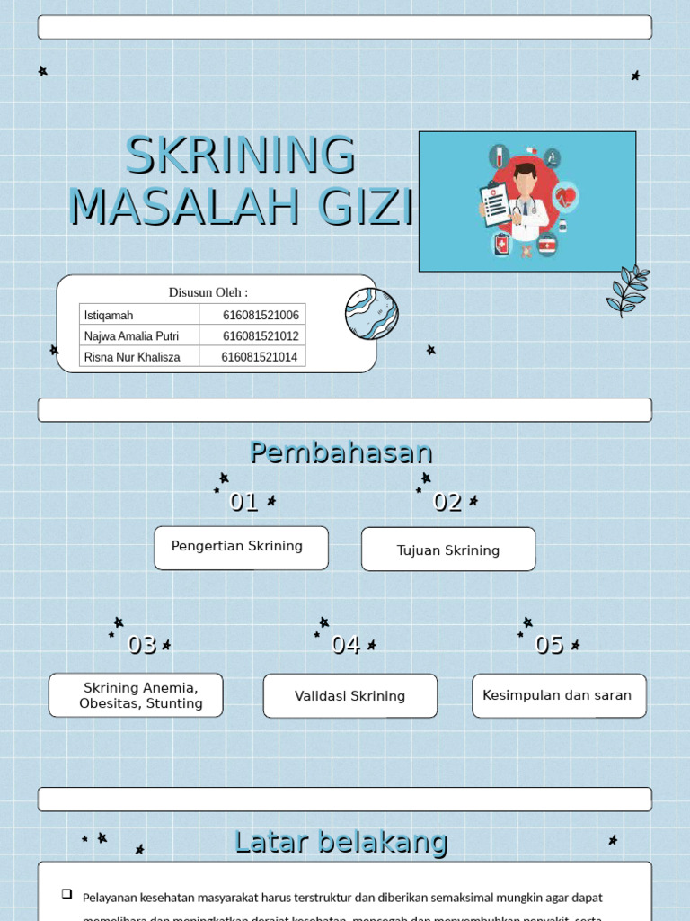 Skrining Masalah Gizi | PDF