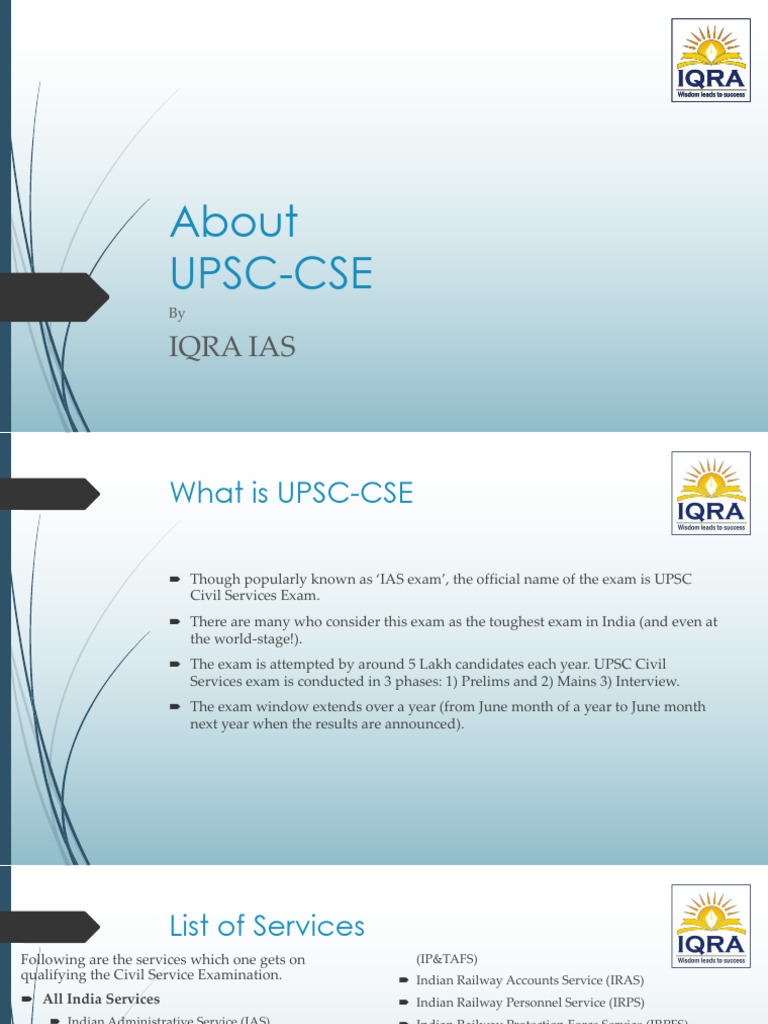 UPSC IAS Syllabus | PDF