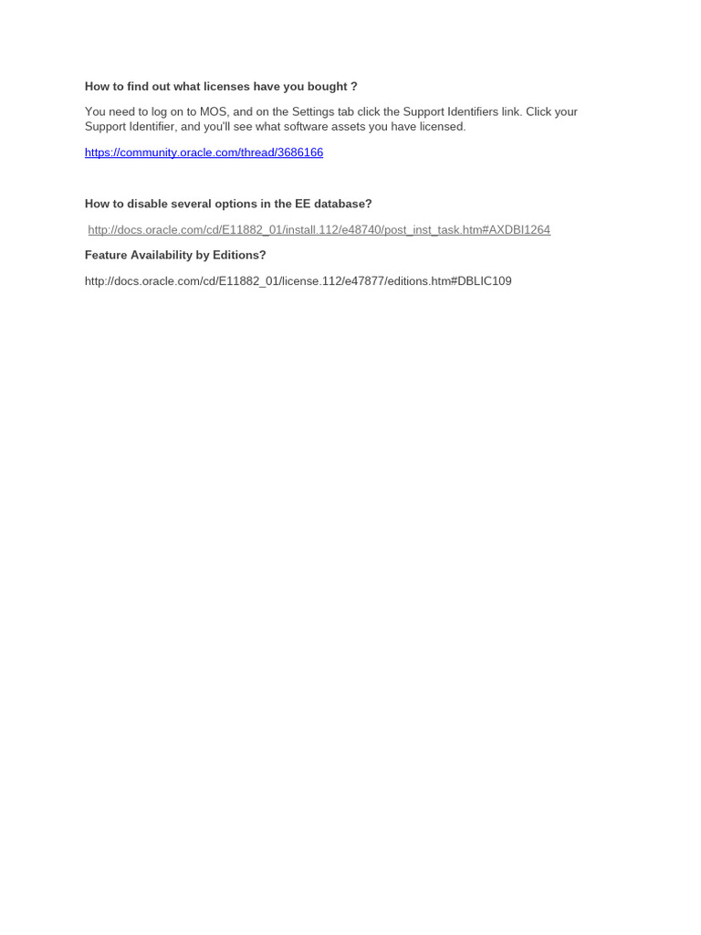 License Options Info | PDF