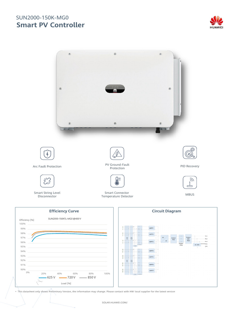 Huawei Sun2000-150k-Mg0 en | PDF | Electrical Engineering | Electricity