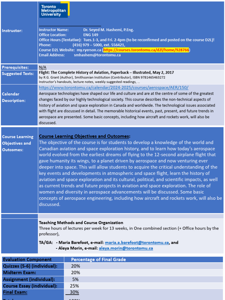 LN 1 - Intro CourseOutline | PDF | Essays | Lecture