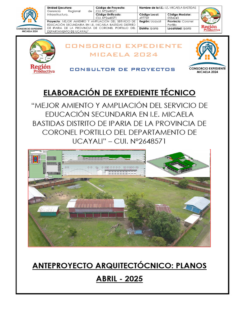 Anteproyecto Arquitectónico_Planos | PDF