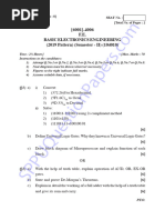 RTMNU papers-III Sem-Summer-2024 | PDF | Transformer | Field Effect ...