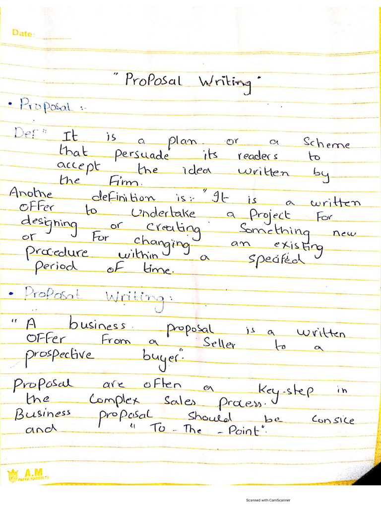 Proposal Writing | PDF