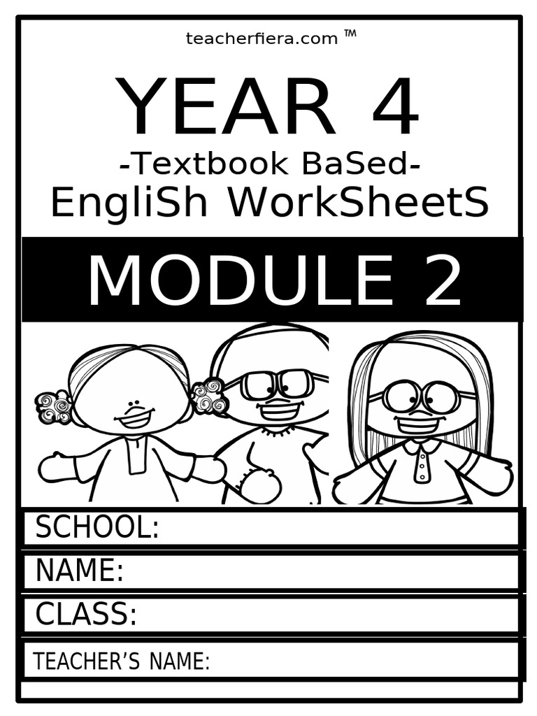 y4 Module 2 Worksheets Fiera | PDF