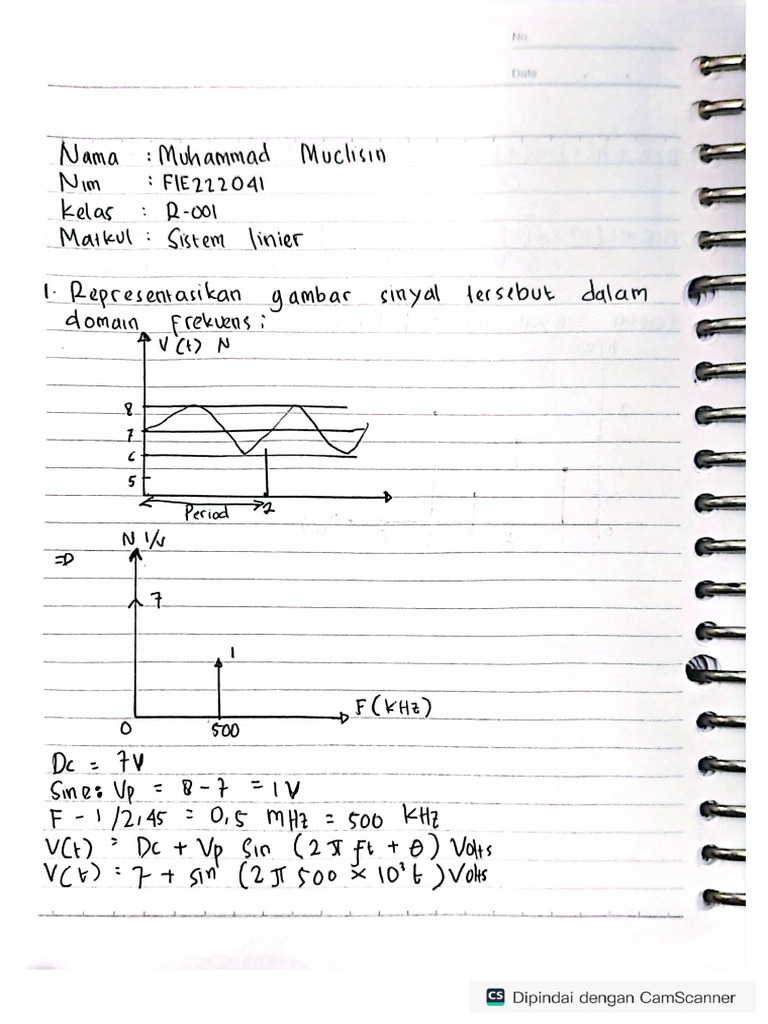 Tugas Sistem Linier | PDF
