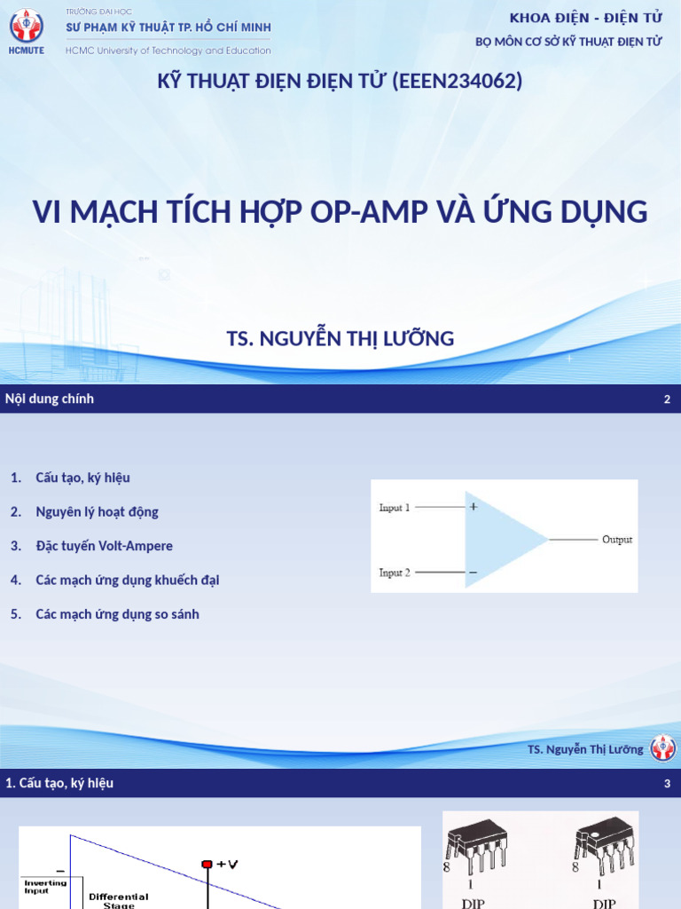 Chương 9. Vi M CH Tích H P OP-APM Và NG D NG | PDF