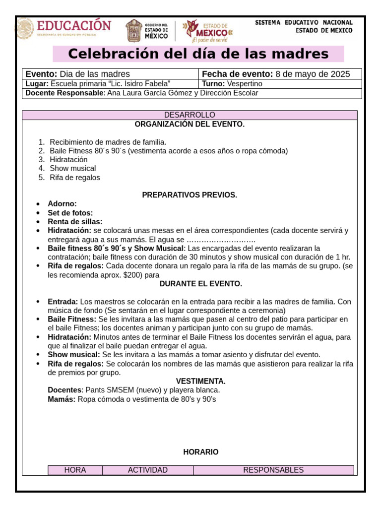 Proyecto Dia de Las Madres | PDF
