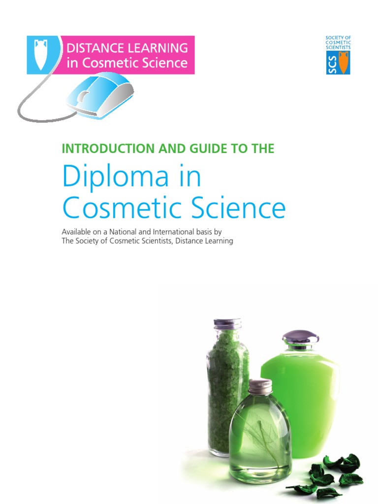 Distance Learning in Cosmetic Science | PDF | Cosmetics | Evaluation