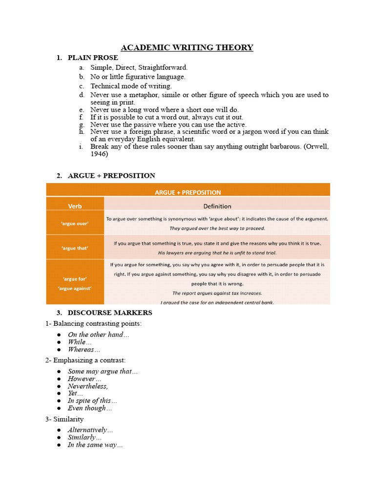 Academic Writing Techniques Explained | PDF