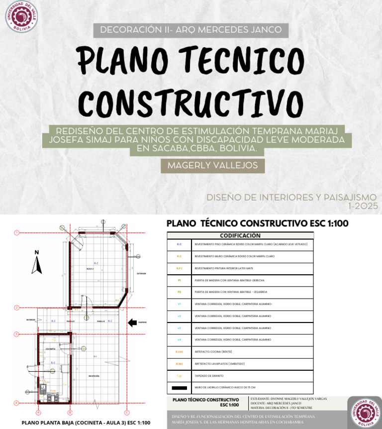 Plano Técnico Constructivo | PDF | Diseño arquitectonico | Arquitectura