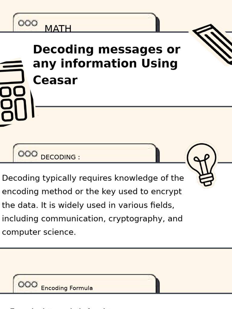 Decoding | PDF