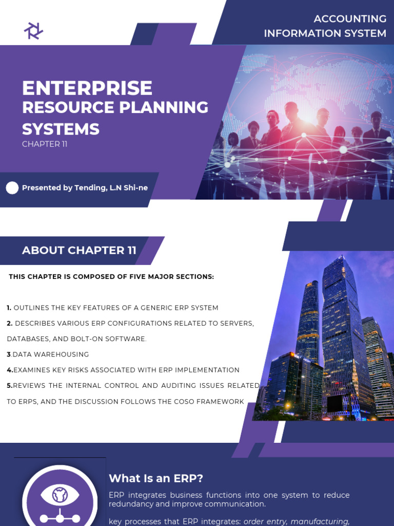 CHAPTER 11 - Enterprise Resource Planning | PDF | Data Warehouse | Enterprise Resource Planning