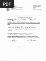 Bi 811 (Medical Report Form) | PDF