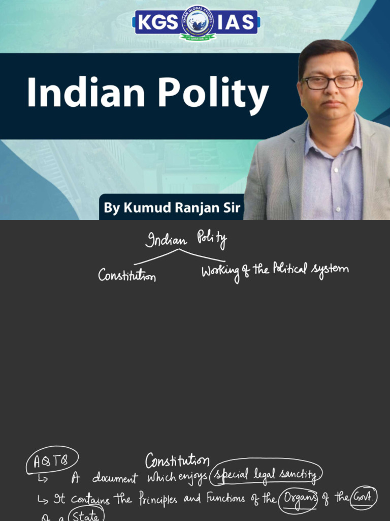 lecture-01-indian-polity-introduction-class | PDF