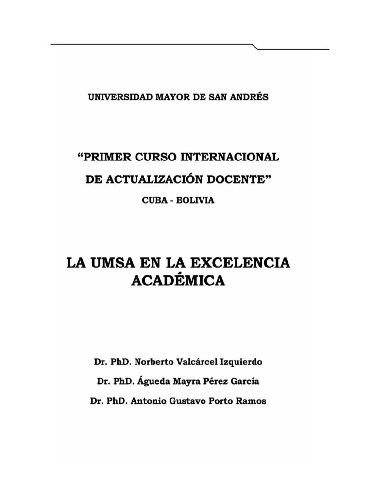 Libro Umsa | PDF