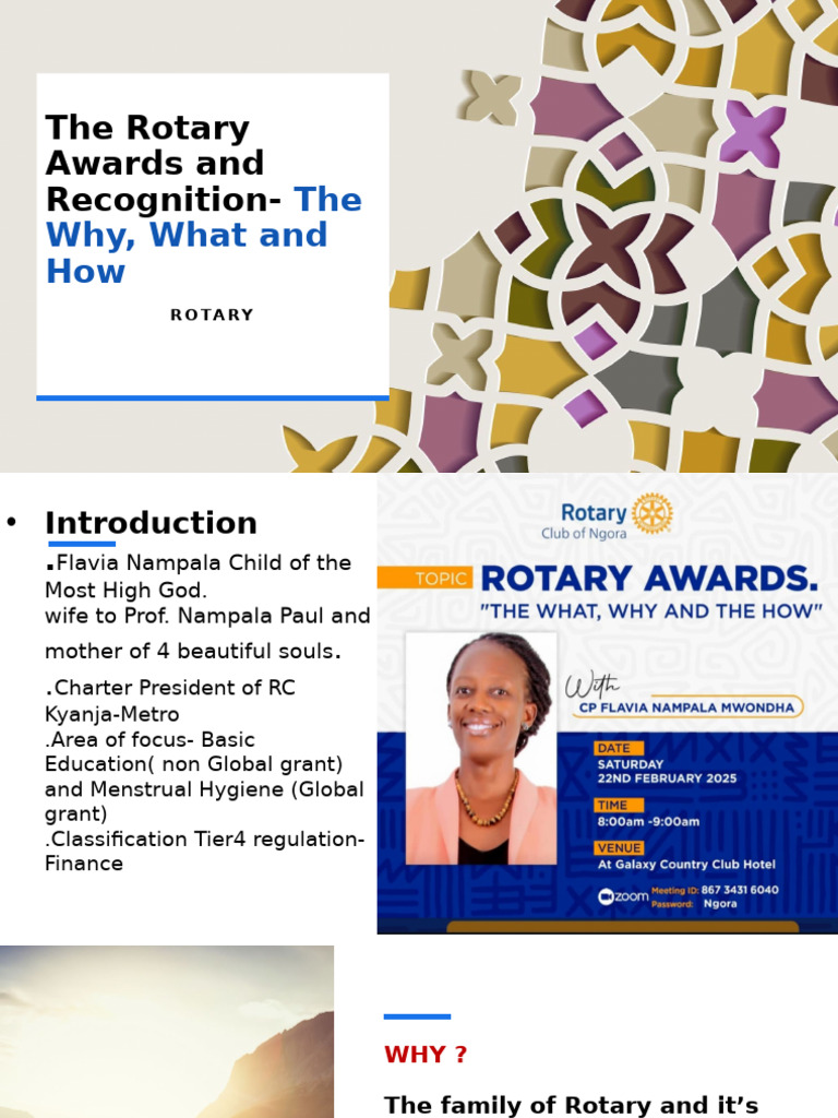 Rotary Awards The What Why and How | PDF | Social Psychology