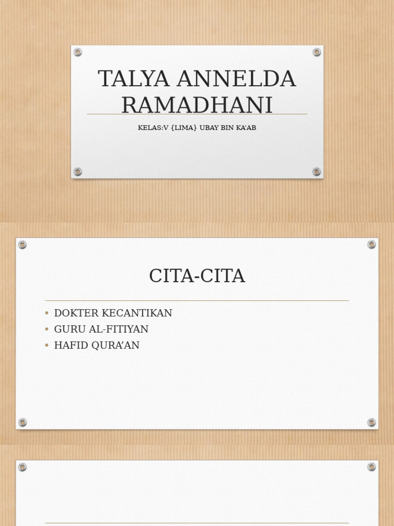 Talya Annelda Ramadhani | PDF