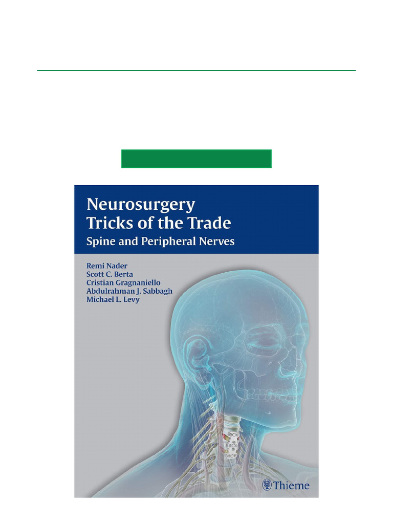 Neurosurgery Techniques for Spine Care | PDF