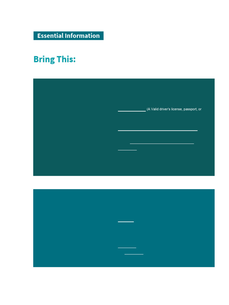 Packing List-What To Bring With You | PDF | Electronic Cigarette