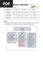 Grade 6 Writing Essay Plans Guide | PDF | Essays | Cognition