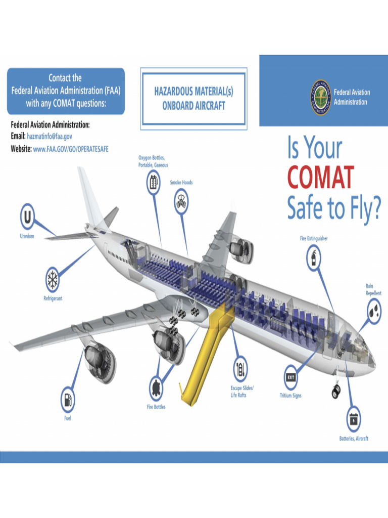 COMAT_Brochure | PDF | Dangerous Goods | Federal Aviation Administration