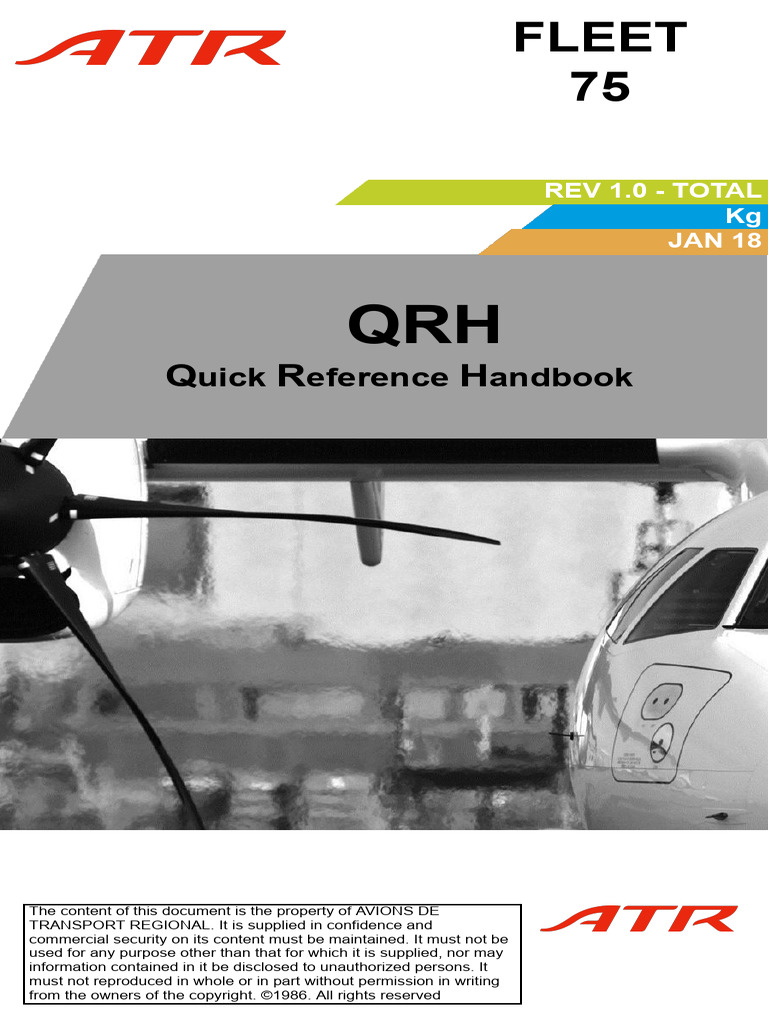 Quick Reference Handbook for Aircraft Procedures | PDF | Aviation ...