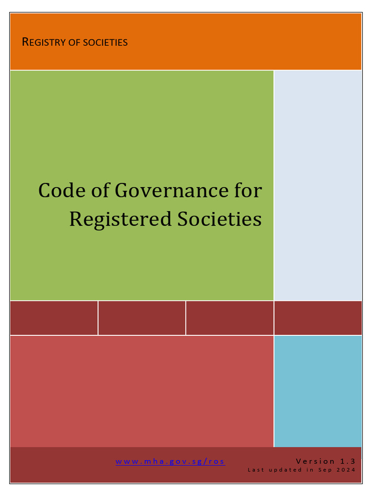 Code of Governance for Societies | PDF | Quorum | Constitution