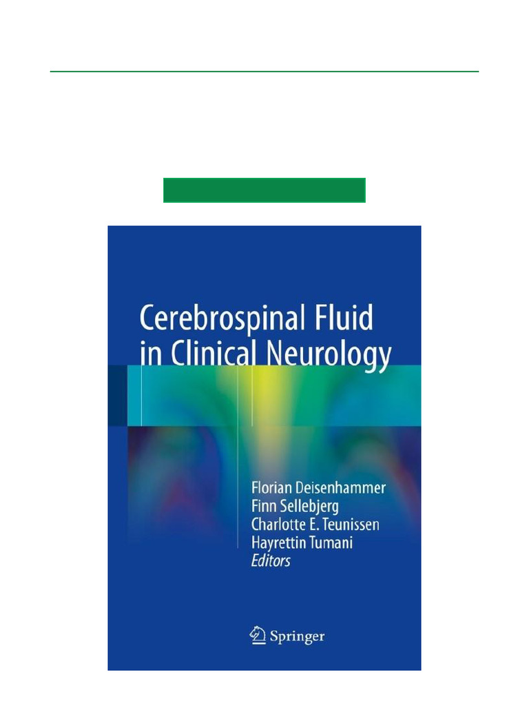 Cerebrospinal Fluid in Clinical Neurology Official Download | PDF | Cerebrospinal Fluid | Medicine