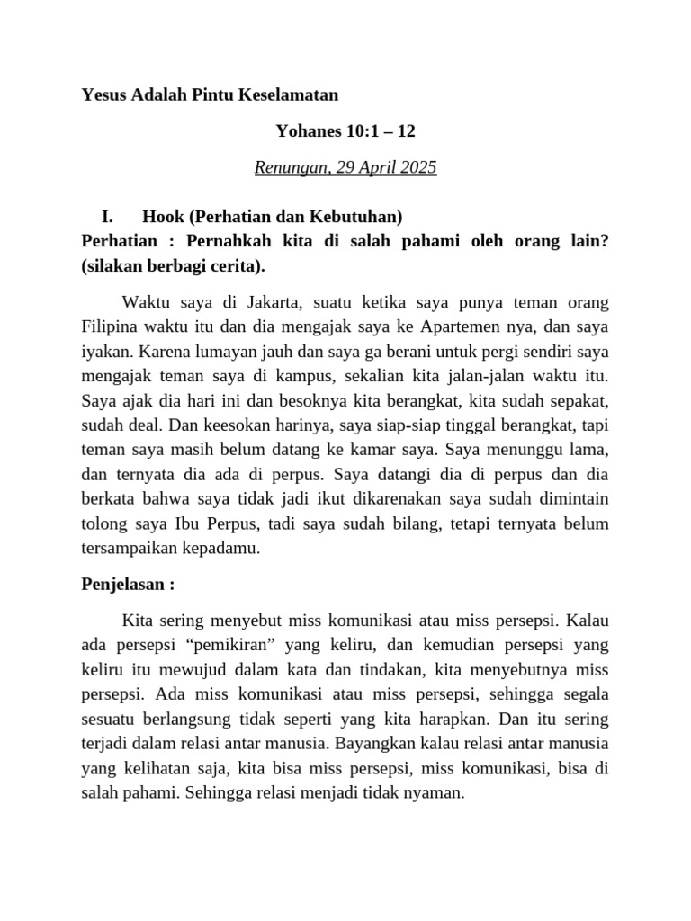 Materi KTB April 2025 | PDF