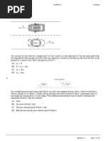 AP Physics 1 Practice Exam Answers | PDF | Force | Mass