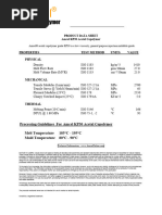TDS Celcon M90 | PDF | Extrusion | Strength Of Materials