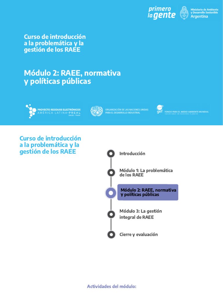 Normativa RAEE y Políticas Públicas | PDF | Residuos | Reciclaje