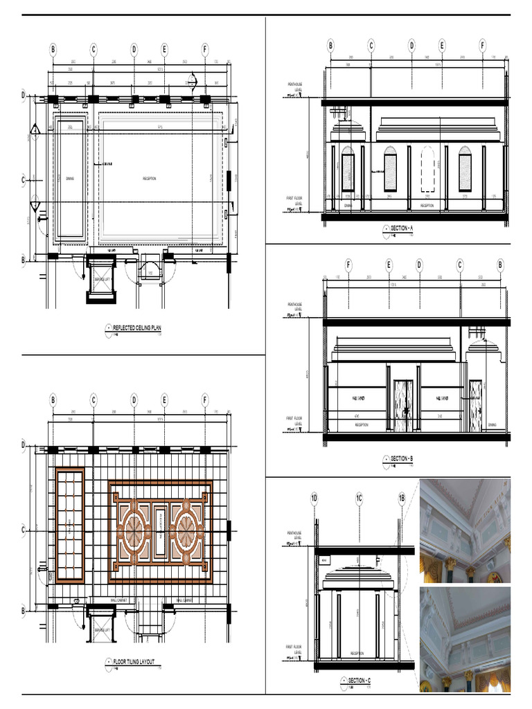 Ceiling and Flooring Plans & Sections-Layout1 | PDF