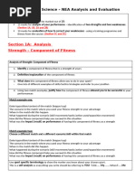 Pe Gcse Course Work | PDF | Weakness | Defender (Association Football)