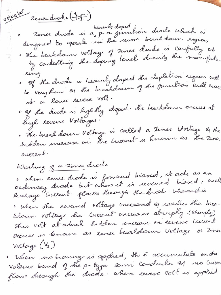 Zener Diode | PDF