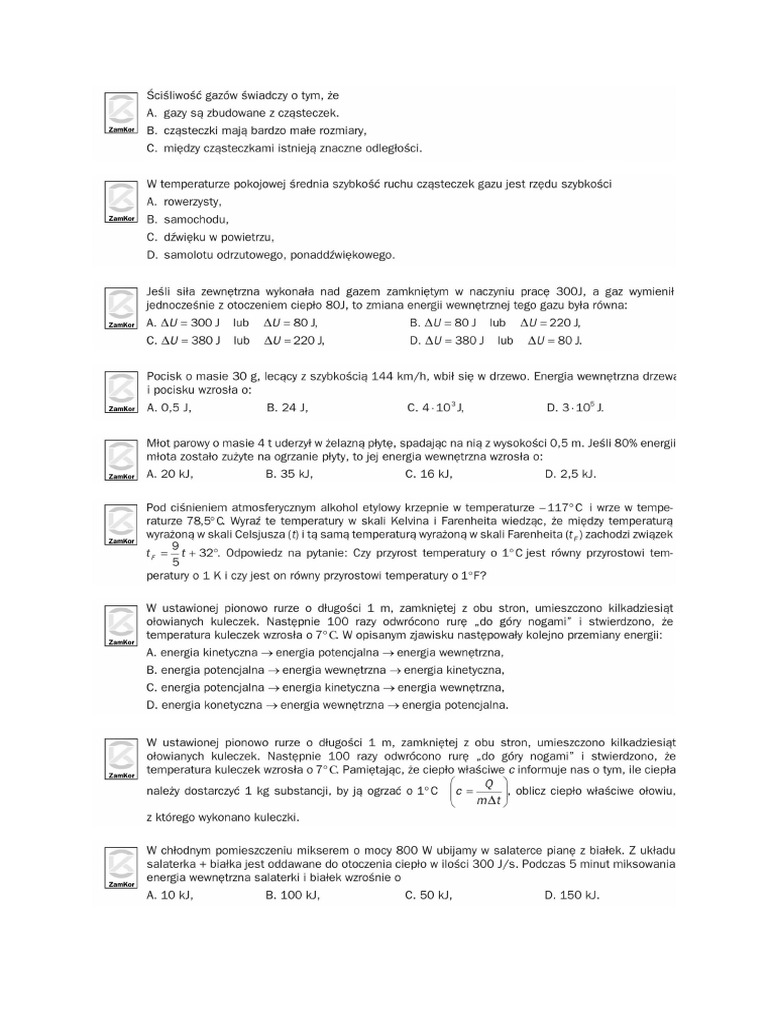 Egzamin Poprawkowy Kl. III LO | PDF