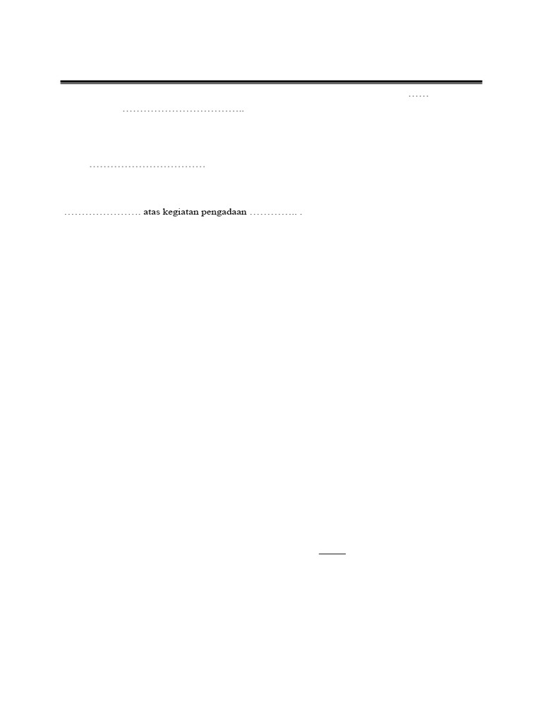 Form Surat Representasi Manajamen - Probity Audit | PDF