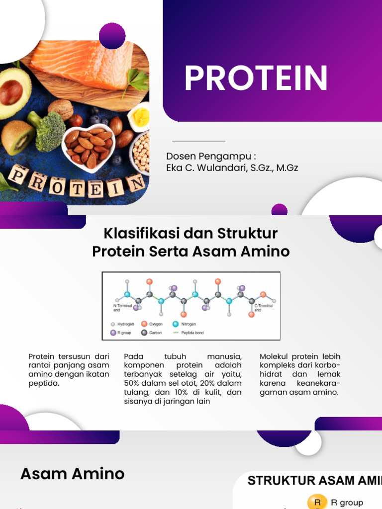 Materi Kuliah - Protein Dan Lemak | PDF