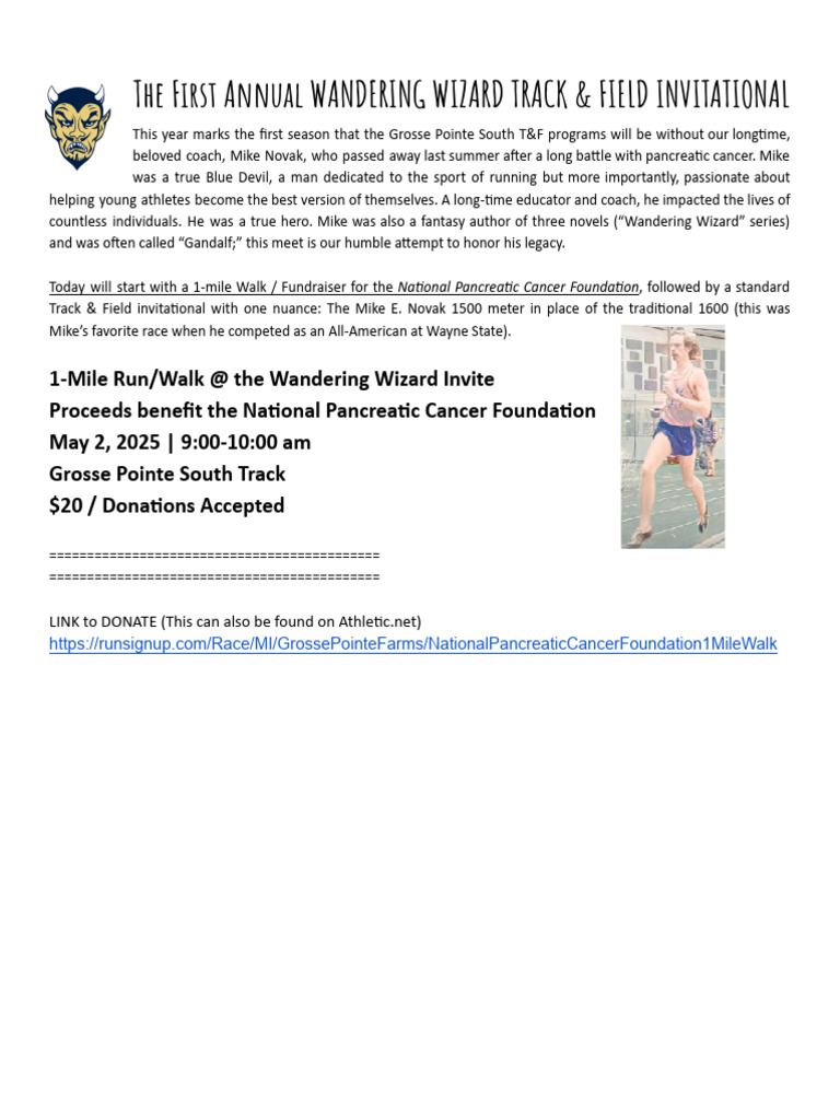 Wandering Wizard - MEET DAY | PDF