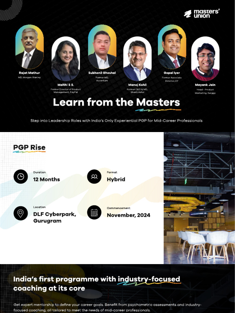 Brochure Masters Business | PDF | Entrepreneurship | Business