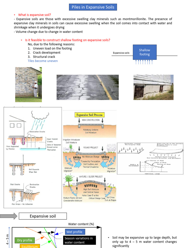 Lect - Expansive Soils | PDF | Deep Foundation | Soil