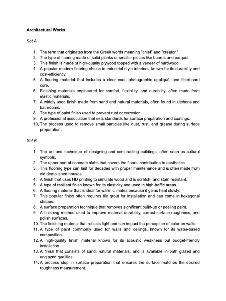 Architectural Works Q&A | PDF