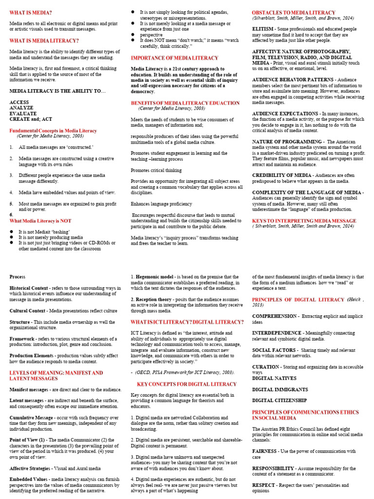 Benlac Eco Digital Lit Reviewer | PDF | Literacy | Learning