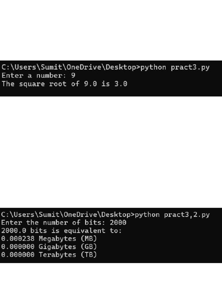 Practical 3 Output-1 | PDF