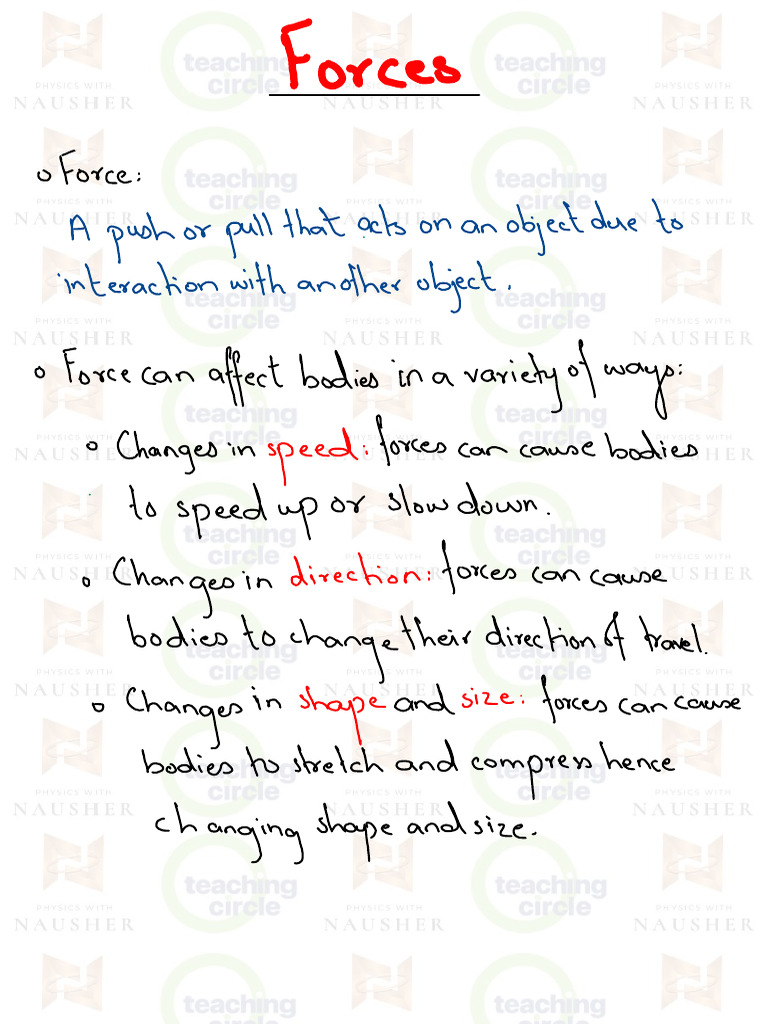 Ch1b Forces Part 3 | PDF | Force | Buoyancy