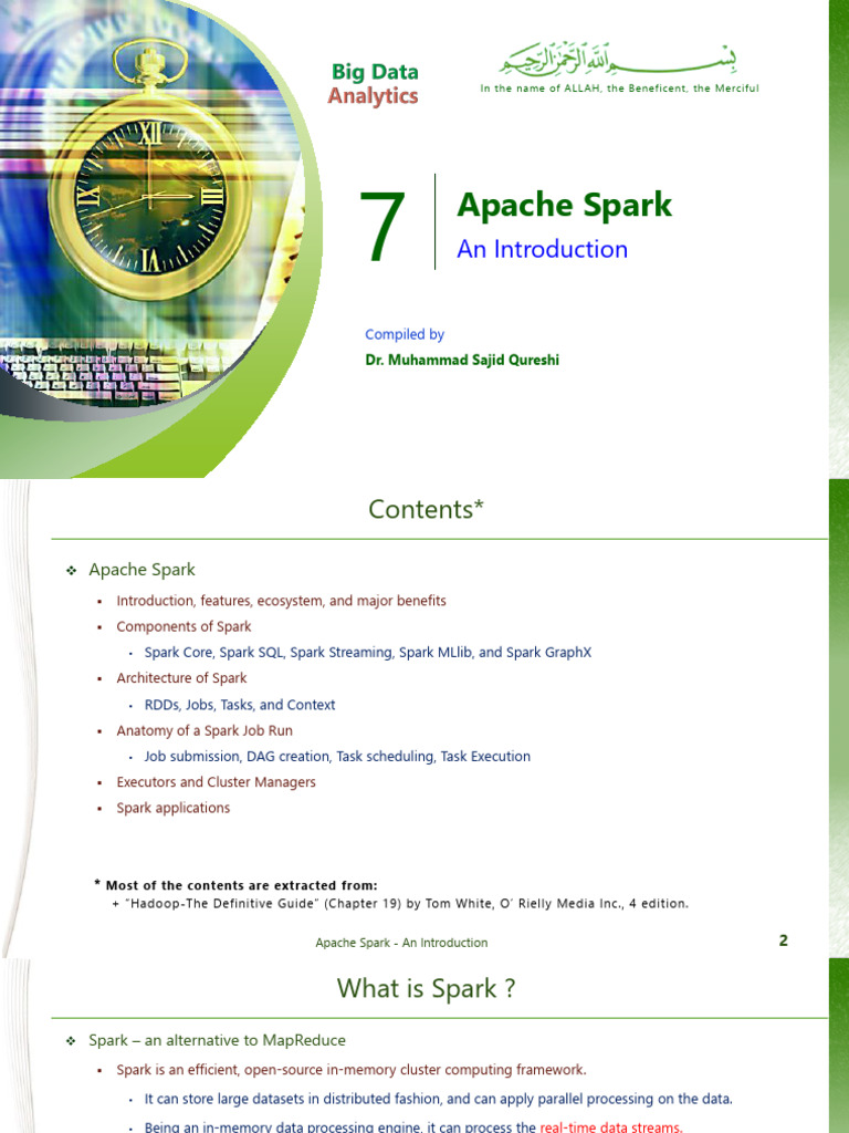 07 - Apache Spark - An Introduction | PDF | Apache Spark | Apache Hadoop