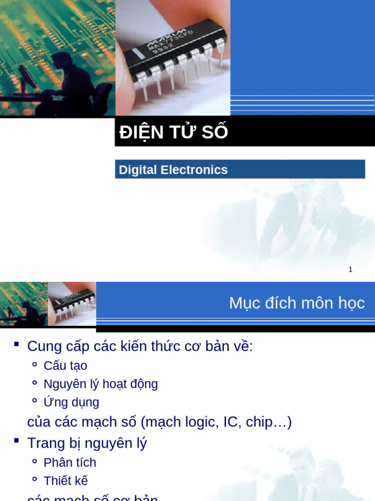 Slide Bai Giang Dien Tu So | PDF