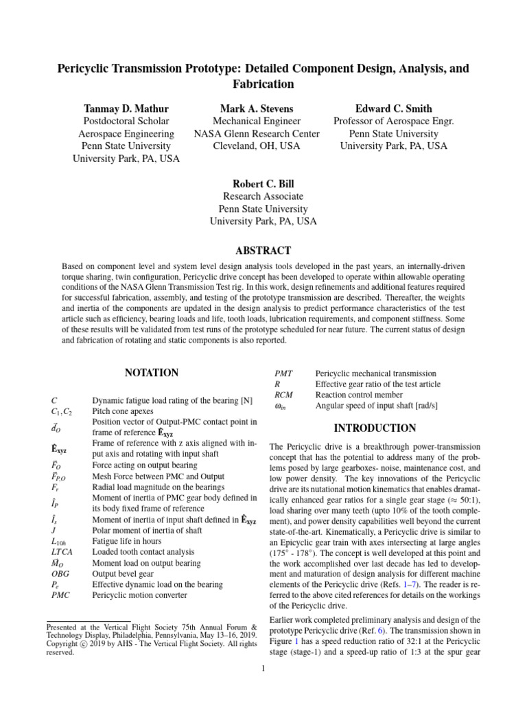 F75 132 Paper Pericycler | PDF | Gear | Bearing (Mechanical)